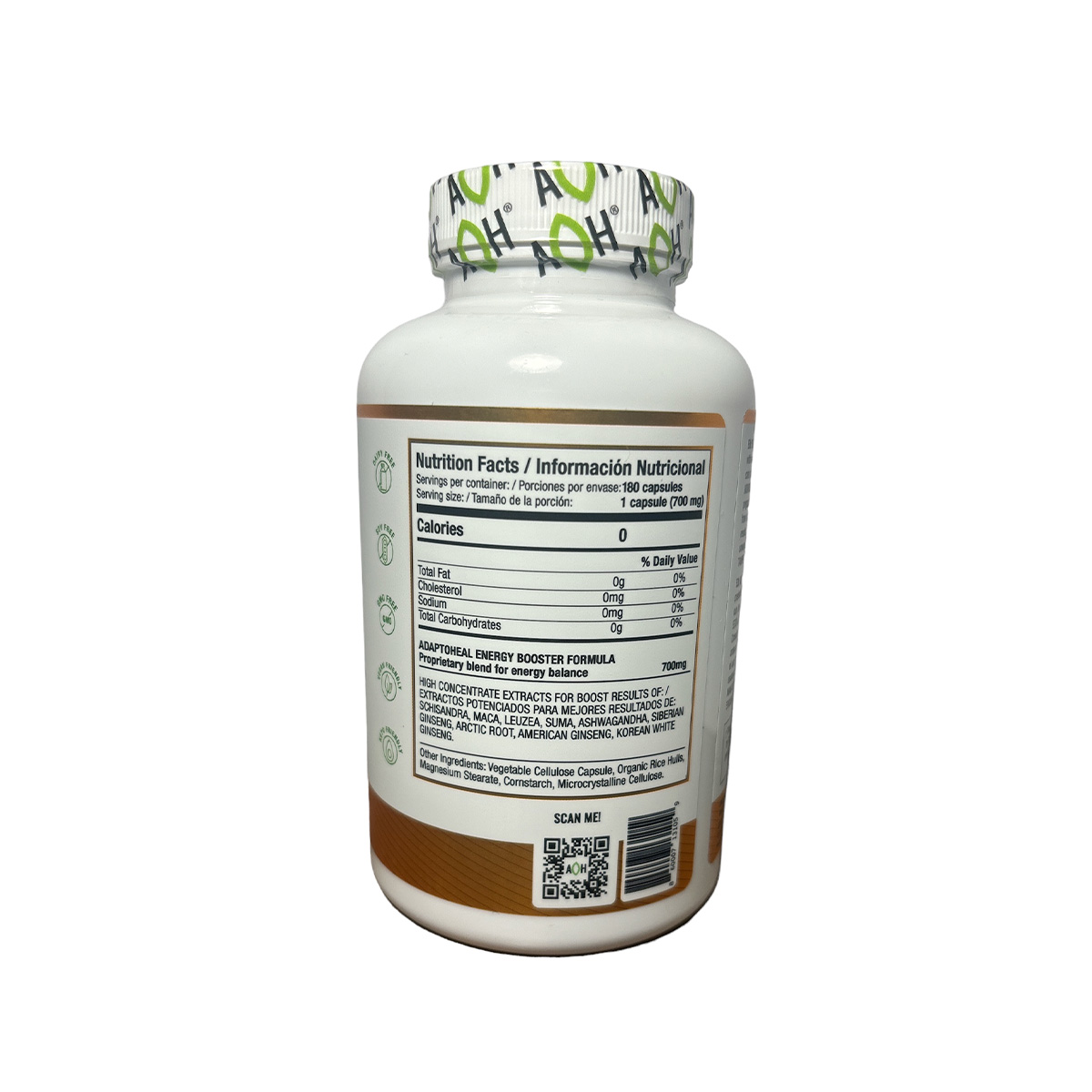 Liverheal 180 capsulas 700mg Adaptoheal - Seminka Health Store